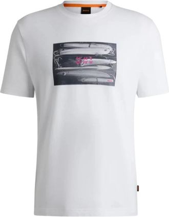 HUGO BOSS Herren, Oberteile, Weiß, LGröße