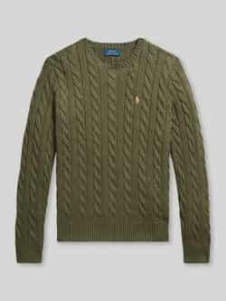 Polo Ralph Lauren Regular Fit Strickpullover aus reiner Baumwolle