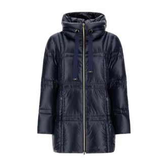 Herno Femme, Vestes, Bleu, Taille: 38 FR Veste trap&egrave;ze