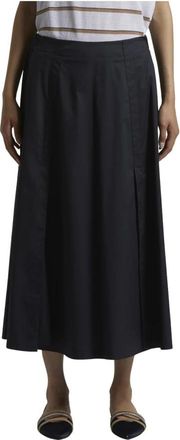 PESERICO Femme, Jupes, Bleu, Taille: 44 FR Jupe Midi