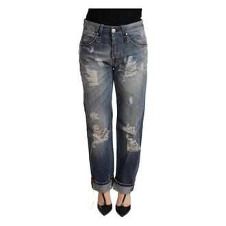 Acht Loose-fit Jeans - - Jeans - Damen - Blau - W26