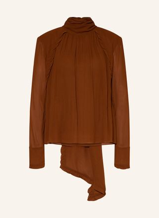 Dorothee Schumacher Dorothee Schumacher Schluppenbluse Sheer Twist braun