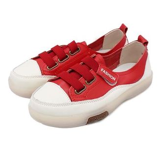 Zerimar Baskets en Cuir pour Femme - Élégantes et Confortables - Chaussures pour Femme stylées et Confortables - Rouge, Pointure 37
