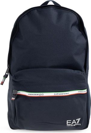 Emporio Armani Emporio Armani Ea7, unisex, Sacs, Bleu, Taille: ONE Size Logo Backpack