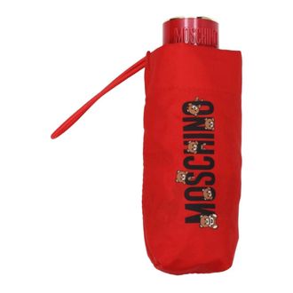 Moschino Polyester Regenschirm - - Accessories - Damen - Rot - ONE SIZE