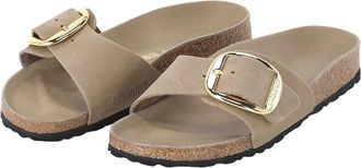 Birkenstock Sandalen - Madrid Big Buckle Sandals - Gr. 36 (EU) - in Braun - f&uuml;r Damen