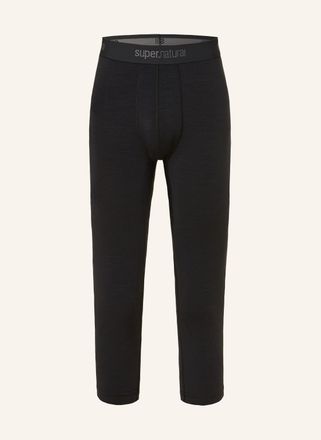 super.natural Funktionsw&auml;sche-Hose tundra175 Mit Merinowolle schwarz