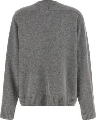 Nude Sequin-Embellished Sweater - Grey