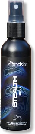 Precision Stealth Grip Plus Spray, verbessert die Griffigkeit f&uuml;r Torwarthandschuhe, Allwetter-Leistung, Nicht klebrig, langlebige Formel, Schwarz
