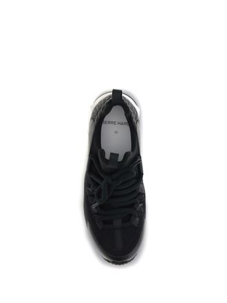 Pierre Hardy Womens Sneakers Trek Cosmetic Black Upper Neoprene Trainers
