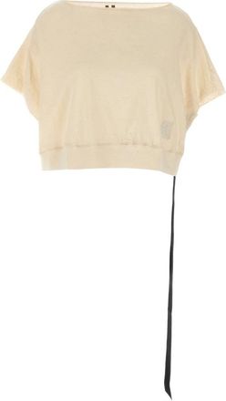 Rick Owens Femme, Sweatshirts et sweats &agrave; capuche, Beige, Taille: 40 FR Dagger Top