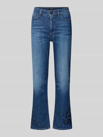 Marc Cain Feminine Fit Jeans mit Pailletten