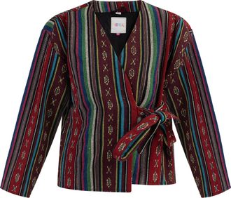 Izia Wickeljacke Damen Mehrfarbig Schwarz