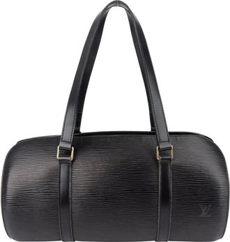 Louis Vuitton Crossbody Bags - Louis Vuitton Noir Epi Leather Soufflot Handbag - Gr. unisize - in Schwarz - für Damen