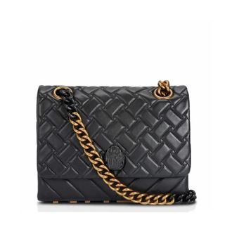 Kurt Geiger Schwarze Adler Schultertasche mit Kettenriemen - - Bags - Damen - Schwarzk - ONE SIZE