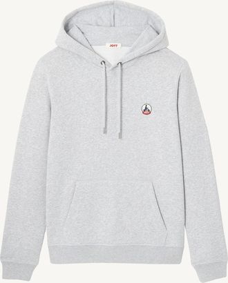 Jott Sweat &agrave; capuche homme en coton biologique Gris chin&eacute; Mataro - Taille XXL