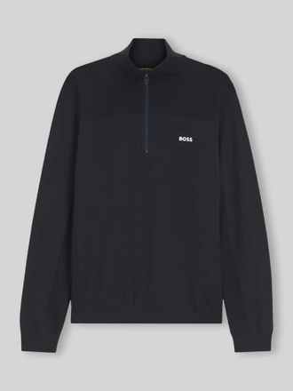 HUGO BOSS Regular Fit Pullover mit Schurwoll-Anteil Modell KN_Momentum-X QZ