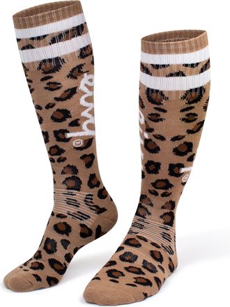 Eivy Damen Cheerleader Wool Socken, Leopard, 36-38