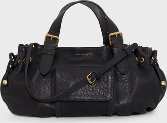 Gerard Darel Sac &agrave; main en cuir bubble - 18H - Marine
