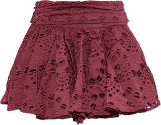AllSaints Femme, Jupes, Rouge, Taille: 38 FR Dotty Broderie Mini Skirt