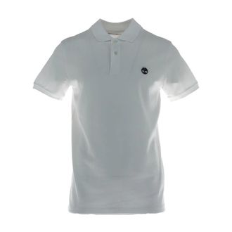 Timberland Kurz&auml;rmeliges Baumwoll-Poloshirt - - Tops - Herren - Wei&szlig; - XL