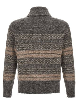 Brunello Cucinelli Nordic Cardigan - Charcoal