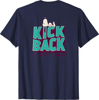 Peanuts Backprint Snoopy Kick Back T-Shirt