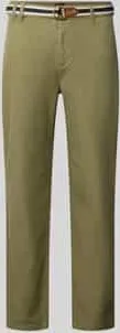 Scotch & Soda Chino mit G&uuml;rtel und Eingrifftaschen Modell WARREN