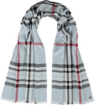 Fraas Echarpe 60 x 200 cm - Made in Germany - Etole festive - En pur polyacrylique - Echarpe XXL à carreaux pour femmes