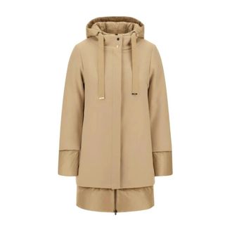 Herno Femme, Manteaux, Brun, Taille: 40 FR Veste Trap&egrave;ze