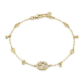 Gucci Armband aus 18 kt Gelbgold und Diamanten - - Accessories - Damen - Gelb - ONE SIZE