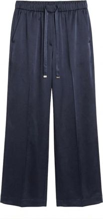Max Mara Femme, Pantalons, Bleu, Taille: 36 FR Argenta Pantalons