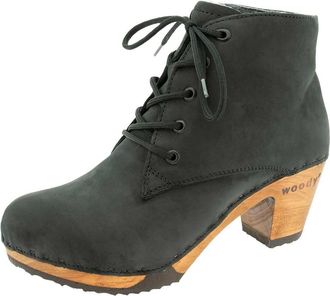 Woody Damen Anne Clog Ankle Boots, Nero, 39 EU