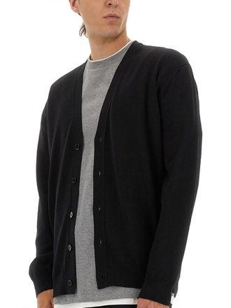Jil Sander Merino Wool Cardigan - Black
