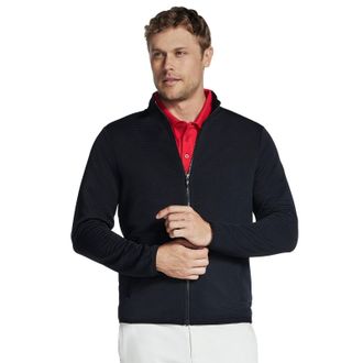 Skechers Herren Cozy Fit Hoodless Hoodie Ottoman Jacket Fleecejacke, Schwarz, XXL