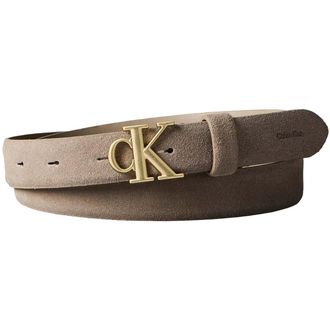 Calvin Klein Jeans Ck Buckle 25Mm Fixed Belt Suede