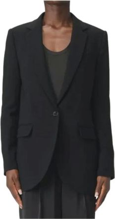 Michael Kors Femme, Vestes, Noir, Taille: 36 FR Blazer Crois&eacute;