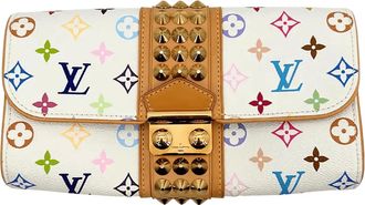 Louis Vuitton Clutches - Louis Vuitton Multicolor Monogram Courtney Clutch - Gr. unisize - in Wei&szlig; - f&uuml;r Damen