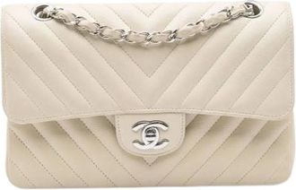Chanel Sac bandouli&egrave;re vintage Pre-owned - Femme - Pre-owned - Beige - Taille: ONE Size
