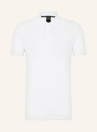 HUGO BOSS Piqu&eacute;-Poloshirt Pio Regular Fit weiss