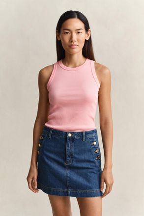 GANT Damen Geripptes Tanktop (XXL) LILLY Rosa