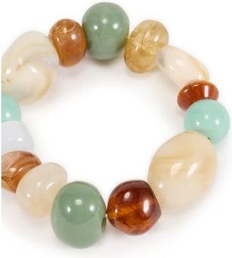 Au Printemps Paris Bracelet avec pierres en r&eacute;sine