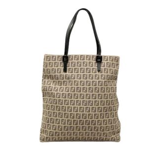 Fendi Pre-owned Canvas Tote Bag - - Pre-owned - Damen - Beige - ONE SIZE