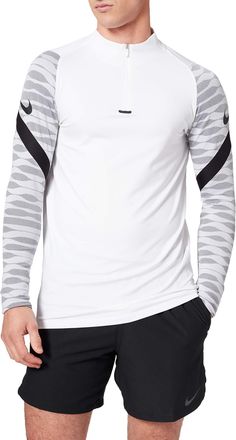 Nike Nike Herren Dri-FIT Strike Longsleeve, White/Black, 2XL