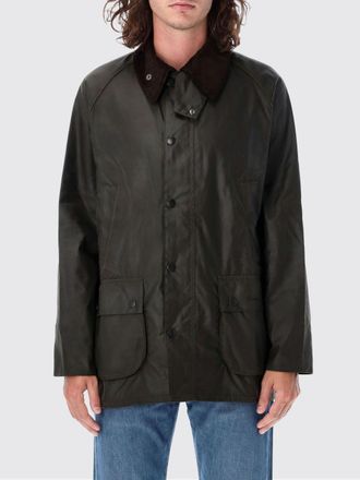 Barbour Veste Bedale d&eacute;contract&eacute;e en coton cir&eacute; avec col en velours