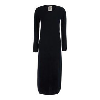 Semicouture Femme, Robes, Noir, Taille: 42 FR Brenda Knit Long Dress