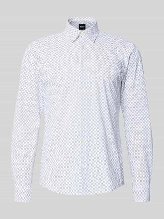HUGO BOSS Slim Fit Freizeithemd mit Allover-Muster Modell P-ROAN-K-F-261