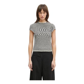 Maison Margiela Rundhals-Strickbluse - - Knitwear - Damen - Mehrfarbig - XS