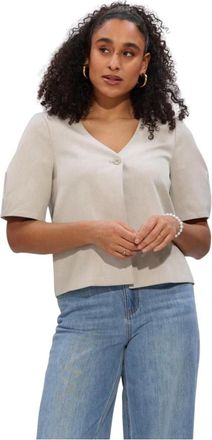 Object Object, Damen, Blusen & Hemden, Beige, XSGr&ouml;&szlig;e