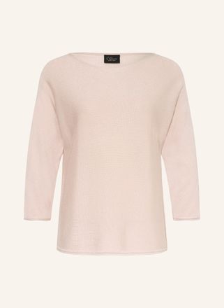 s.Oliver Black Label S.Oliver Black Label Pullover Mit Glitzergarn Und 3/4-Arm rosa